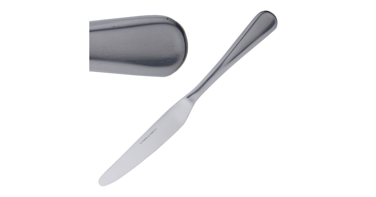 Olympia Roma CB626 Table Knives (Pack of 12) - Catering Appliance ...