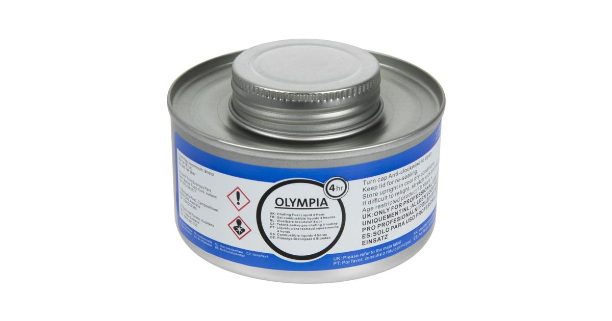 Olympia CB734 Liquid Chafing Fuel With Wick 4 Hour (Pack of 12 ...
