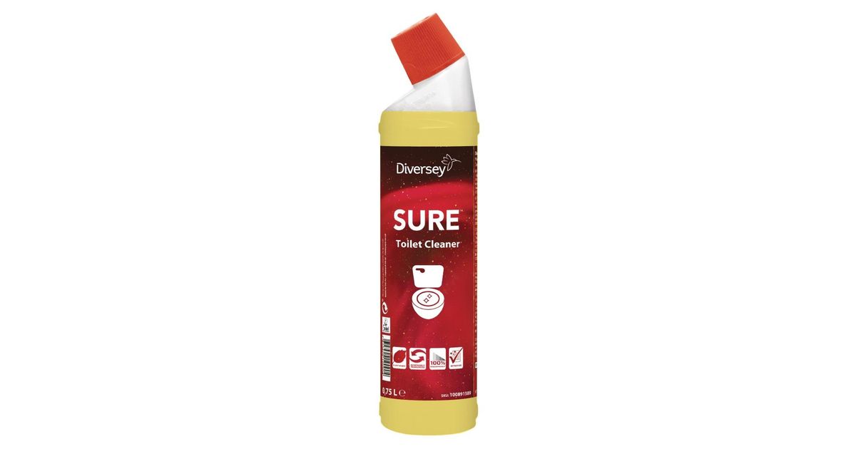 Diversey CX827 SURE Toilet Cleaner Ready To Use 750ml - Catering ...