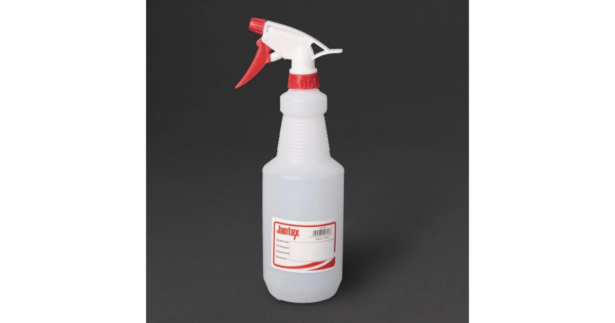 Jantex CD815 Colour-Coded Trigger Spray Bottle Red 750ml - Catering Appliance Superstore