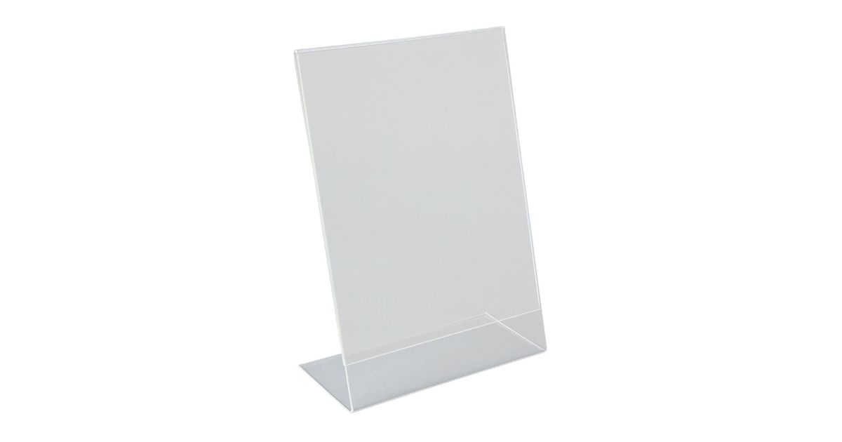 Beaumont CZ421 Perspex Menu Holder Angled A5 - Catering Appliance ...