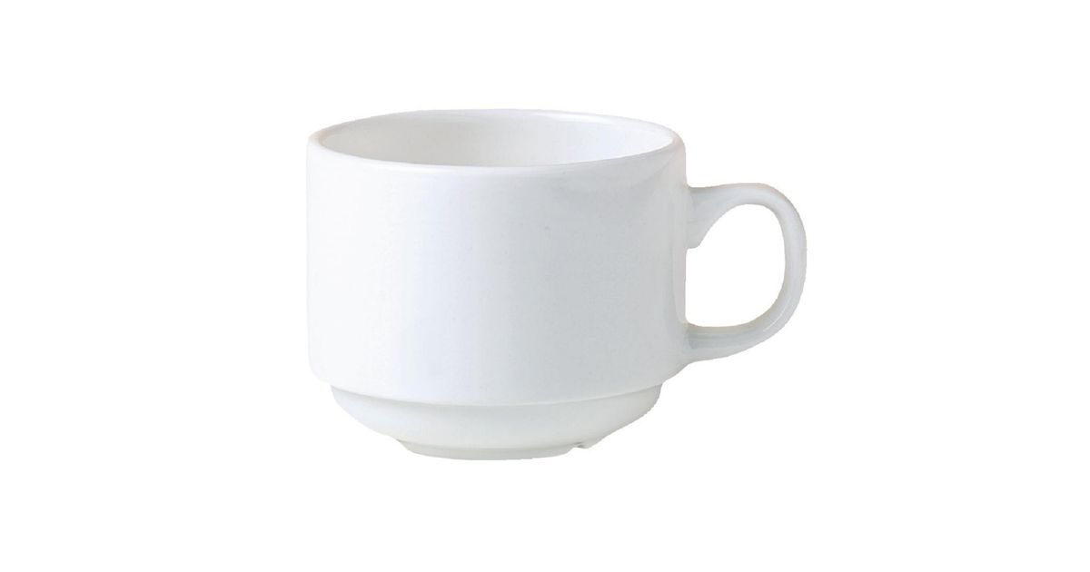 Steelite Monaco White V6883 Stacking Cup 212ml (Pack of 36) - Catering ...