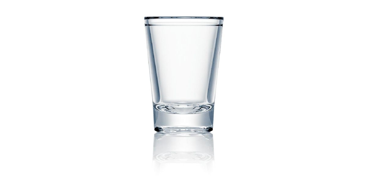 Steelite Barware VV3557 Polycarbonate Shot Glasses 74ml (Pack of 12 ...