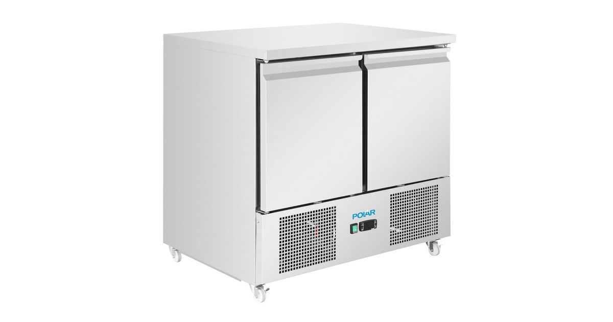 Polar U Series 2 Door Refrigerated Prep Counters