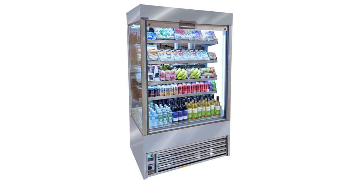 Frost-Tech SD75-120SHU-HC 1200mm Wide Stainless Steel Multideck Display ...