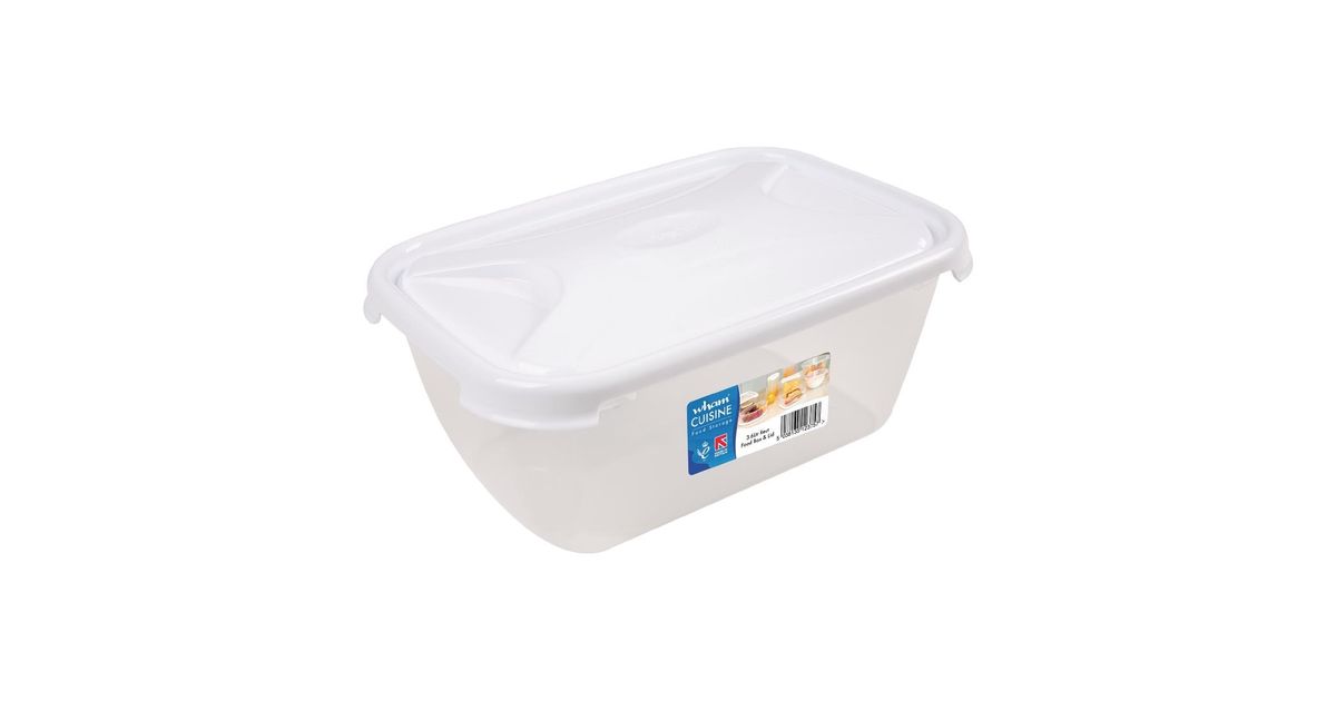 Wham Cuisine FS454 Polypropylene Rectangular Food Storage Container 3.6 ...