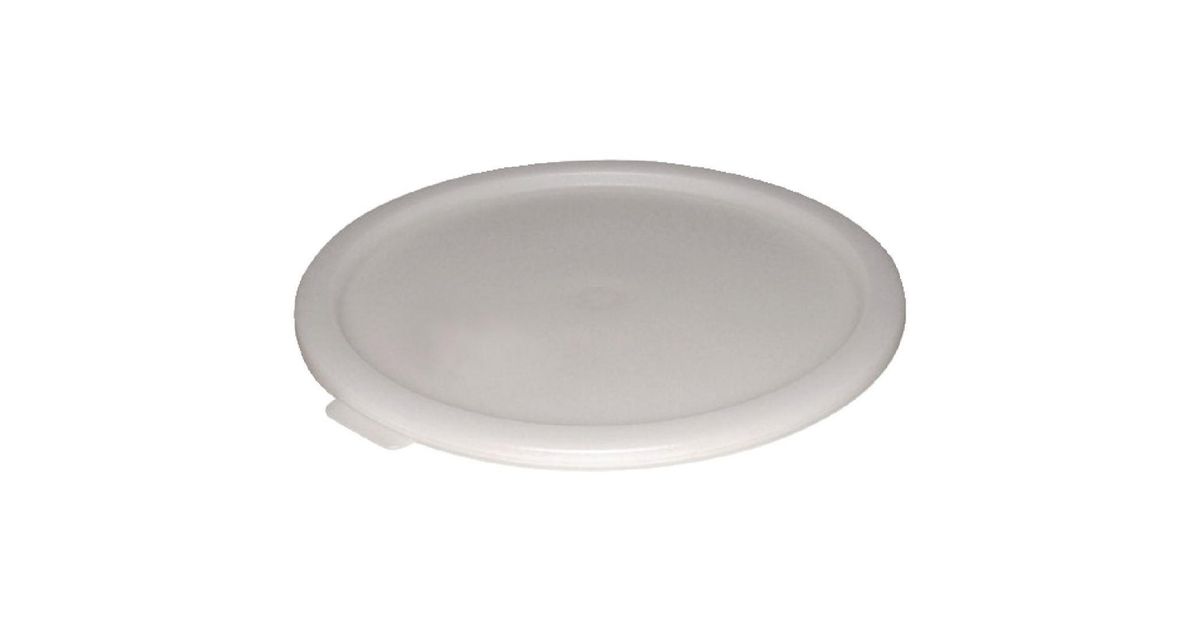 Vogue CF061 Round White Lid - Catering Appliance Superstore