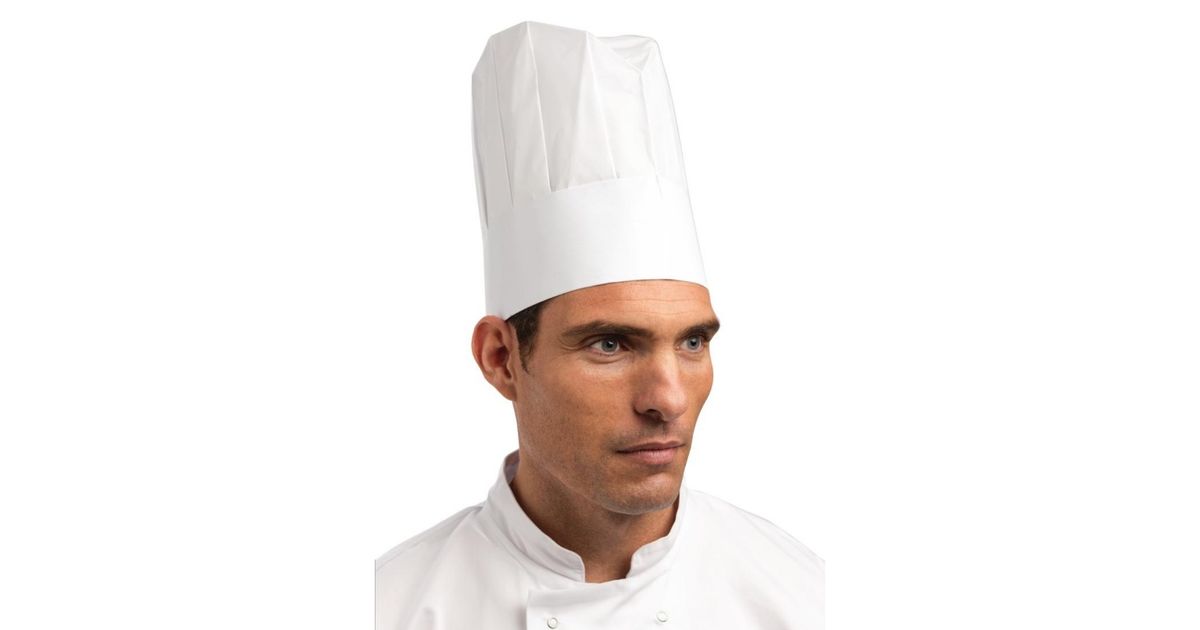 Non Branded A260 Disposable Chefs Paper Toque Hat - Catering Appliance ...