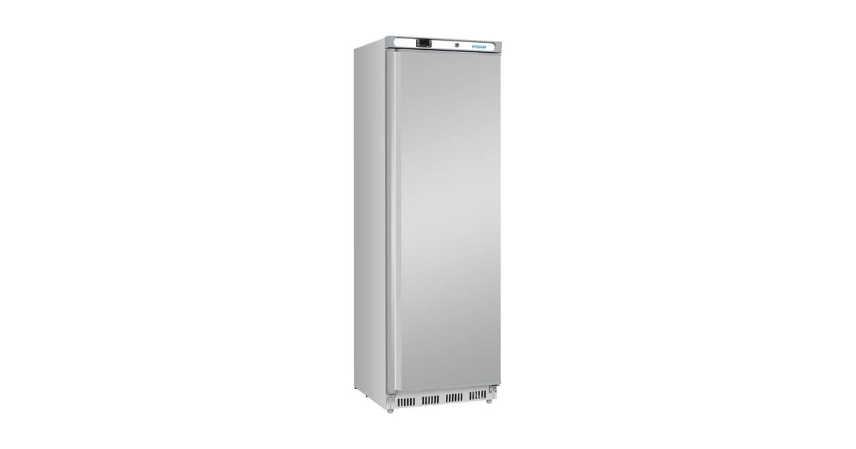 Polar C-Series PC004 400 Ltr Upright Single Door Stainless Steel Fridge ...