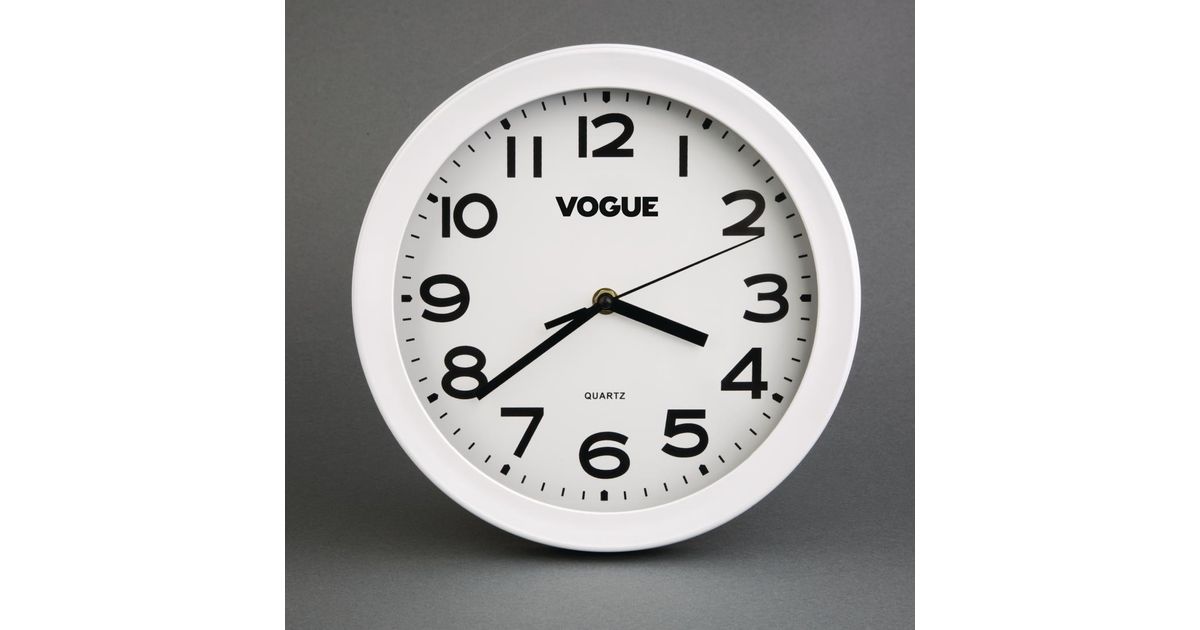 Vogue K978 Kitchen Clock - Catering Appliance Superstore
