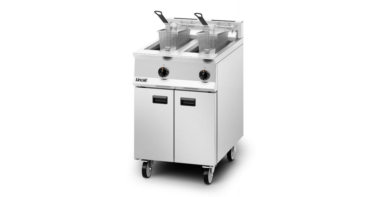 Lincat Opus 800 Freestanding Twin Tank Gas Fryers