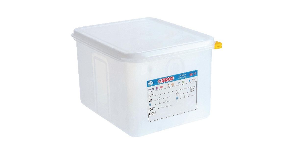 Araven T989 Polypropylene 1/2 Gastronorm Food Storage Container with ...