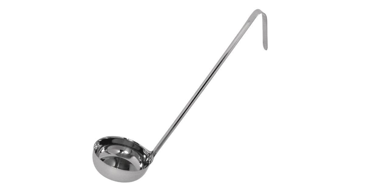 Vogue GG004 Stainless Steel Flat Bottom Ladle 112ml - Catering ...