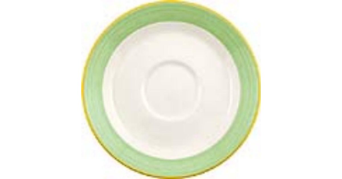 Steelite Rio V2883 Green Slimline Saucers 150mm (Pack of 36) - Catering ...