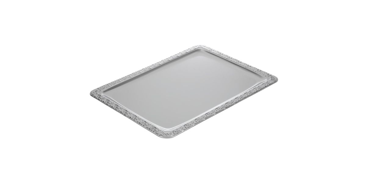 APS P005 Stainless Steel Rectangular Service Tray 420mm - Catering ...
