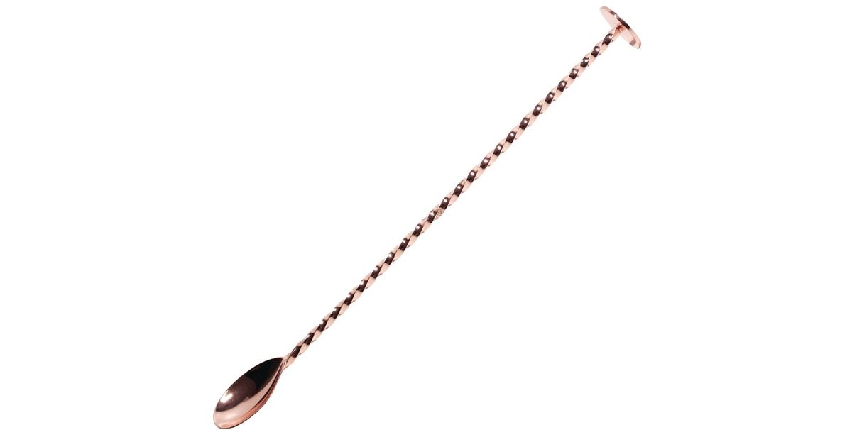 Artis GE786 Bar Spoon Twisted Copper - Catering Appliance Superstore
