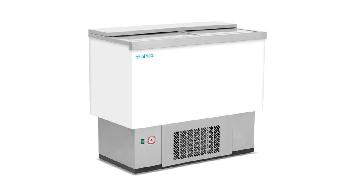 Infrico EFP1000WH 180 x 200ml Top Loading White Bottle Cooler ...