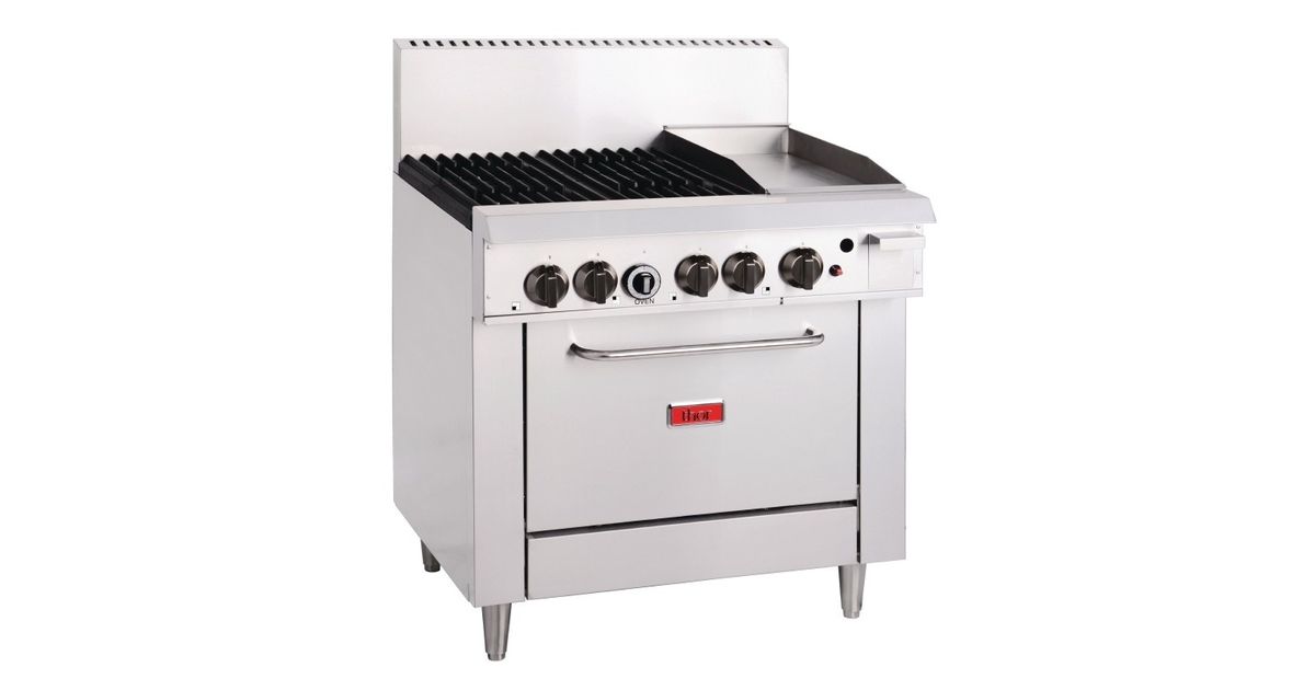 Thor GL174-P 4 Burner Propane Gas Oven Range & Grill - Catering ...