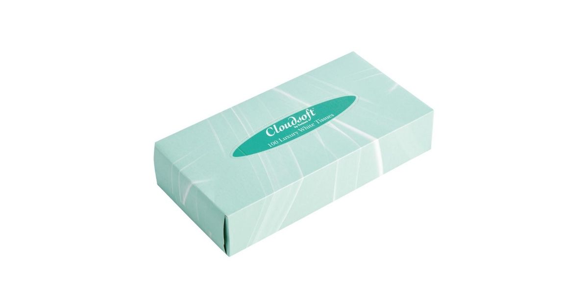 Non Branded CF120 Rectangular Tissue Box (Pack of 36 x 100) - Catering ...