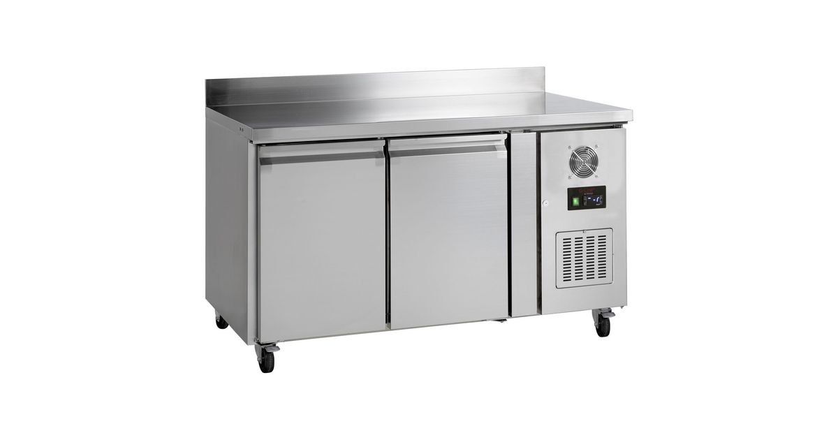 Tefcold Gastro-Line GF72 282 Ltr 2 Door Stainless Steel Freezer Prep ...