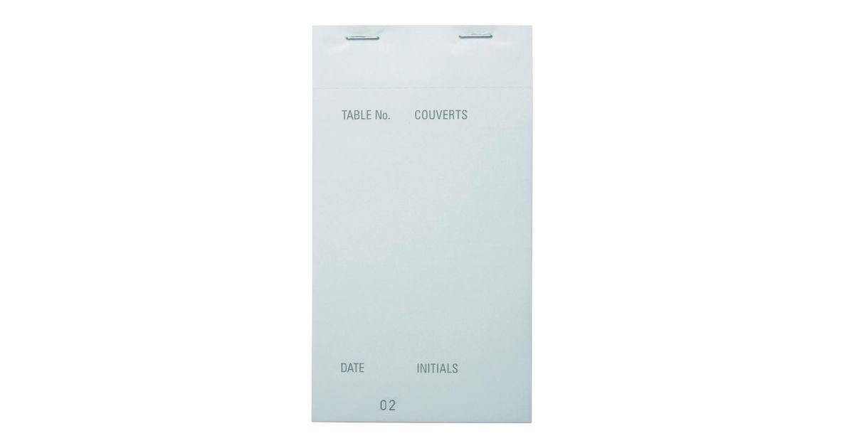 Olympia G523 Carbonless Waiter Pads Duplicate (Pack of 50) - Catering ...