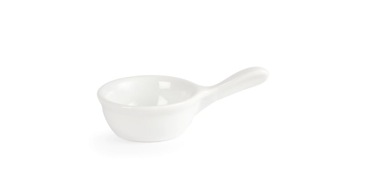 Olympia Whiteware Pan Shaped Presentation Bowls