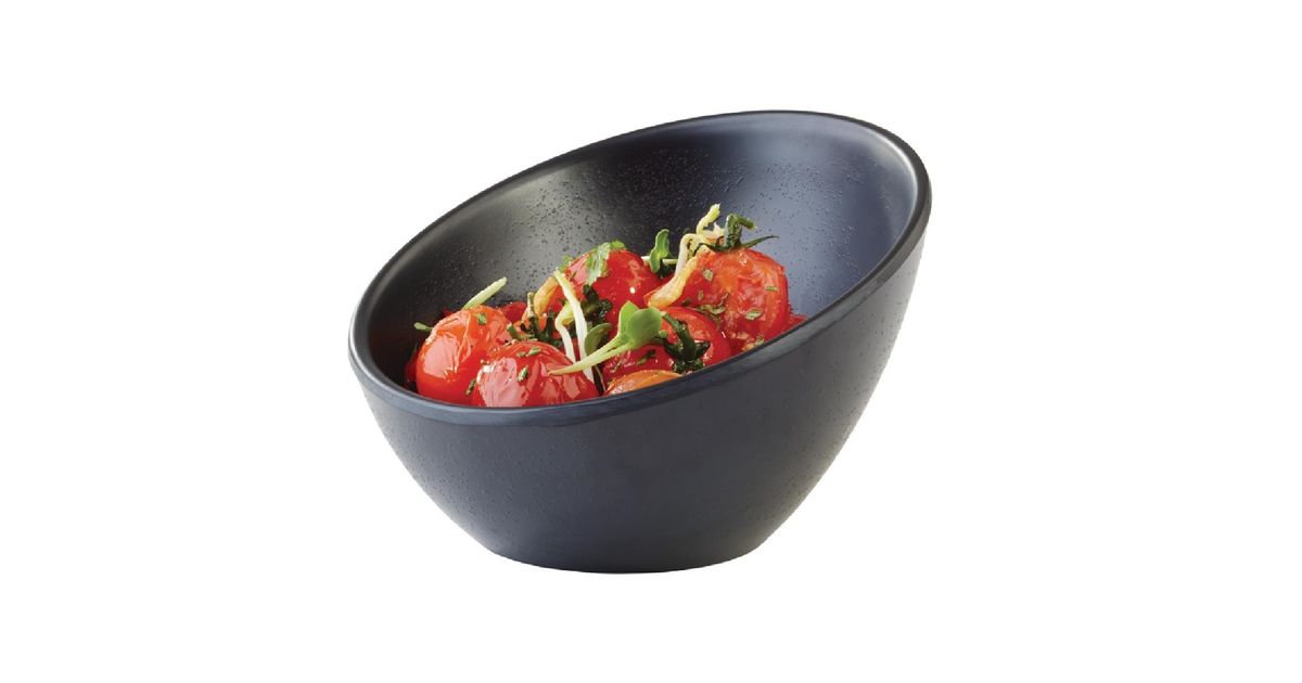 APS Zen DA295 Melamine Round Sloped Dipping Pot Black 80ml - Catering ...
