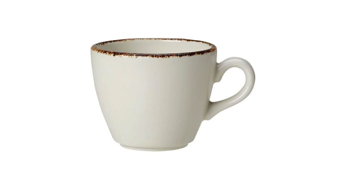 Steelite Brown Dapple Coffee Cups