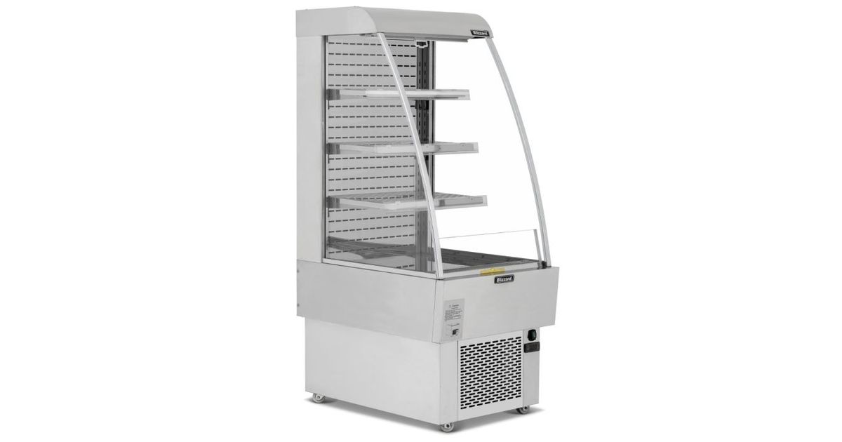 Blizzard GRAB60 600mm Wide Stainless Steel Multideck Display Fridge ...