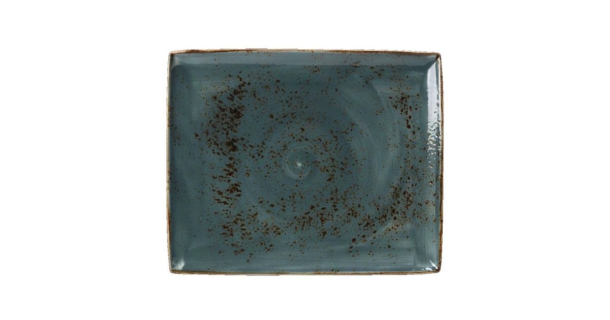 Steelite Craft V010 Blue Rectangular Platters 330 x 270mm (Pack of 6 ...