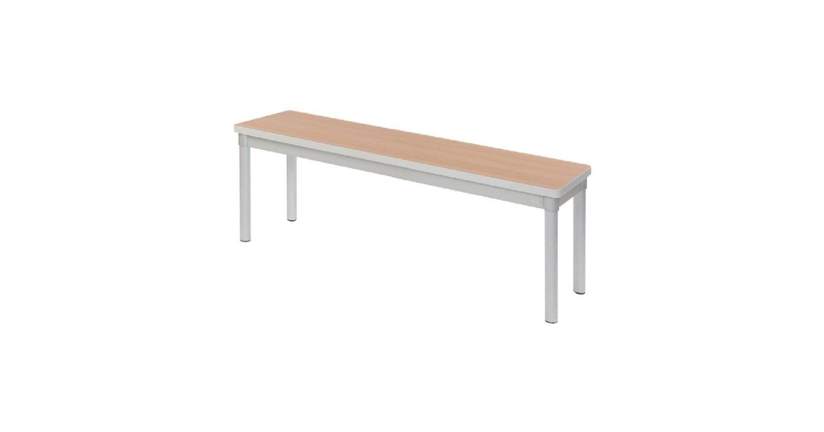 Gopak GE968 Enviro Indoor Beech Effect Dining Bench 4ft - Catering ...