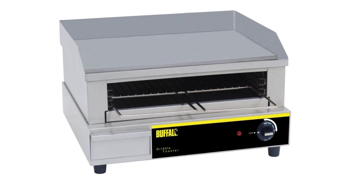Buffalo L513 Electric Countertop Grill & Griddle Toaster - Catering ...