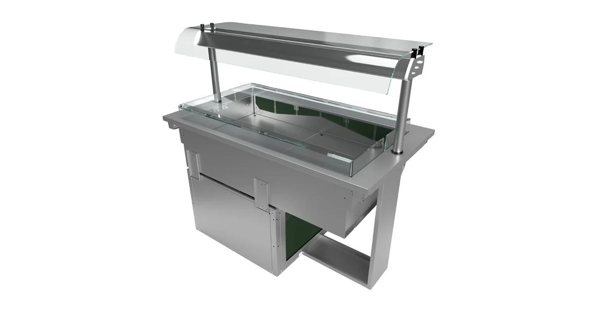 Moffat Drop-In D3RW 3 x 1/1GN Refrigerated Drop-in Display Merchandiser ...