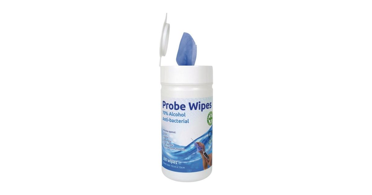 EcoTech DA288 Disinfectant Probe Wipes Tub (Pack of 200) - Catering ...