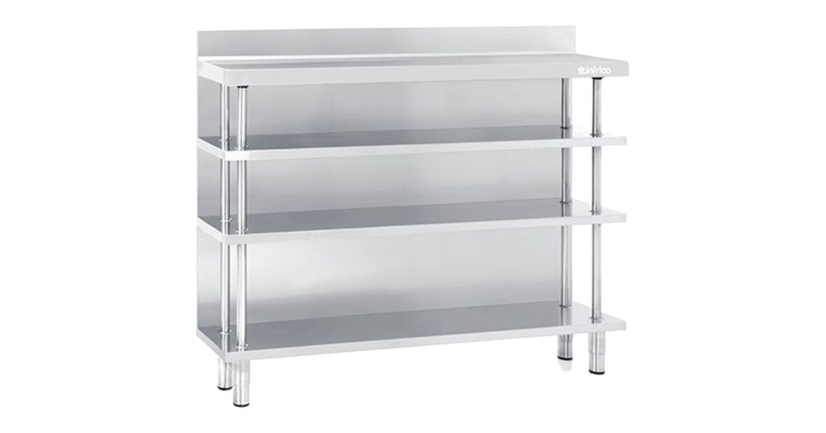 Infrico ME60-1500 1468mm Wide Back Bar Shelving Unit - Catering ...