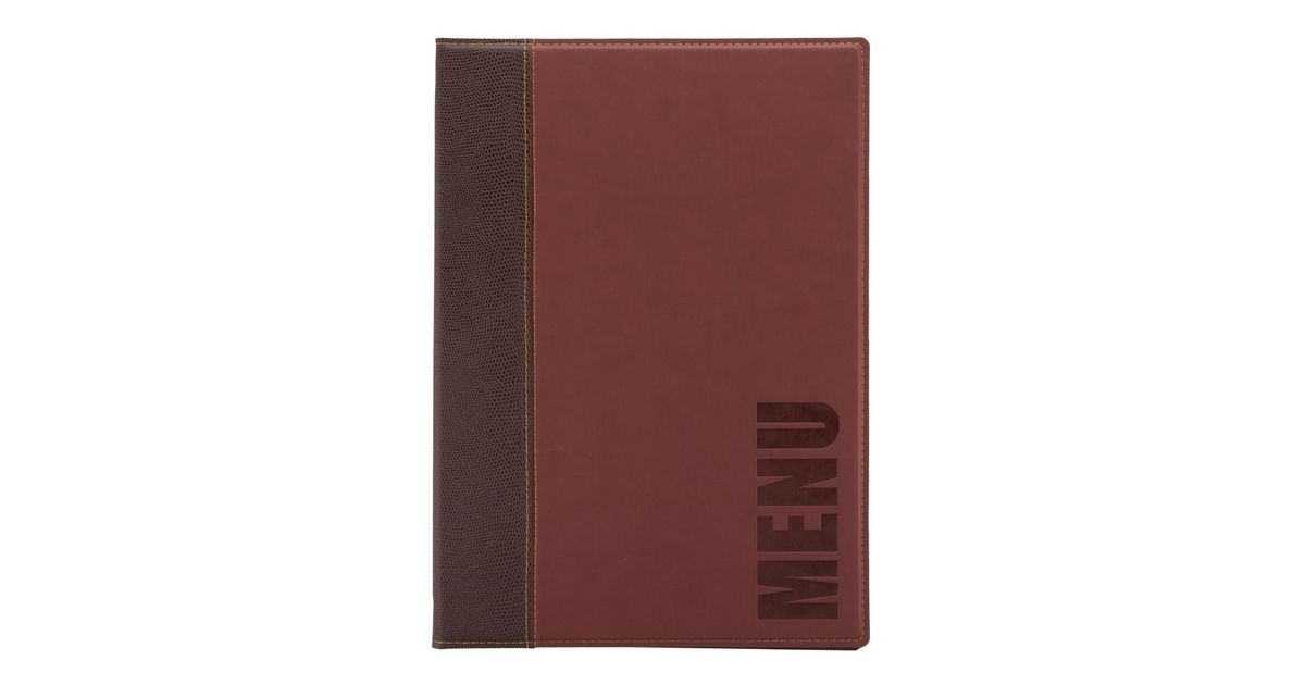 Securit H717 Contemporary Menu Cover Bordeaux A4 - Catering Appliance ...