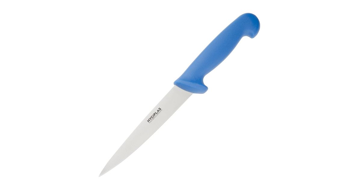 Hygiplas C853 Fillet Knife Blue 6" - Catering Appliance Superstore