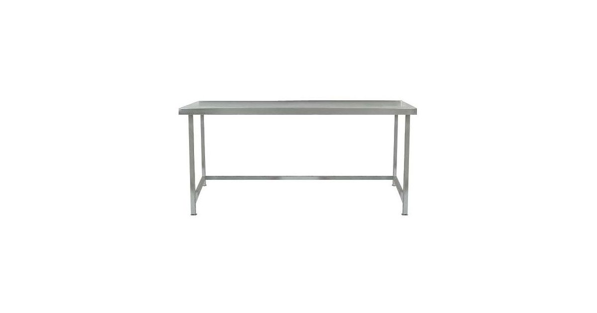 Parry TABN11650-CENTRE 1100mm Stainless Steel Centre Table with Void ...