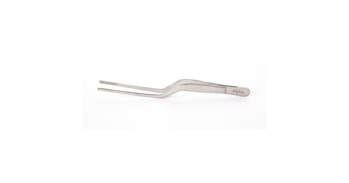 Clifton Food Range CC165 Stainless Steel Round Tip Sushi Tweezers 140mm ...