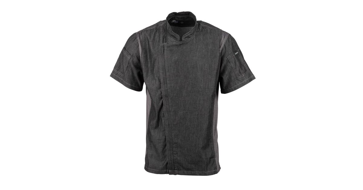 Chef Works Urban Delancey BB270-S Short Sleeve Denim Chefs Jacket S ...