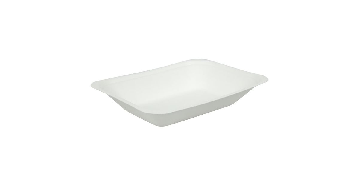 Vegware Compostable VW-C2 Bagasse Chip Trays 340ml (Pack of 500 ...