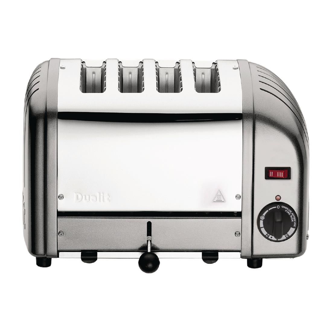 Dualit 40349 4 Slice Vario Metallic Silver Toaster - Catering Appliance ...