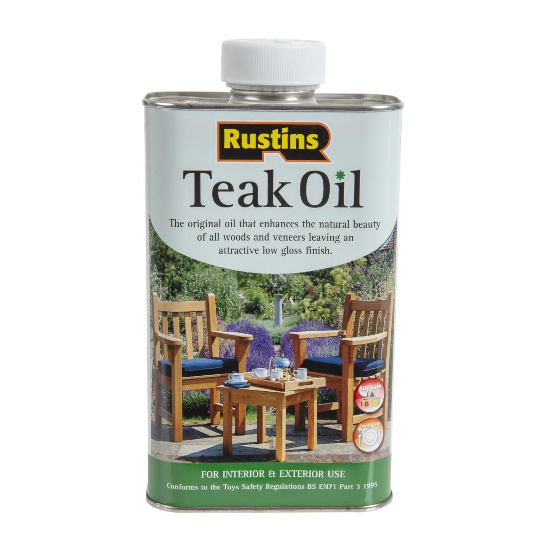 Rustins DL476 Teak Oil - Catering Appliance Superstore