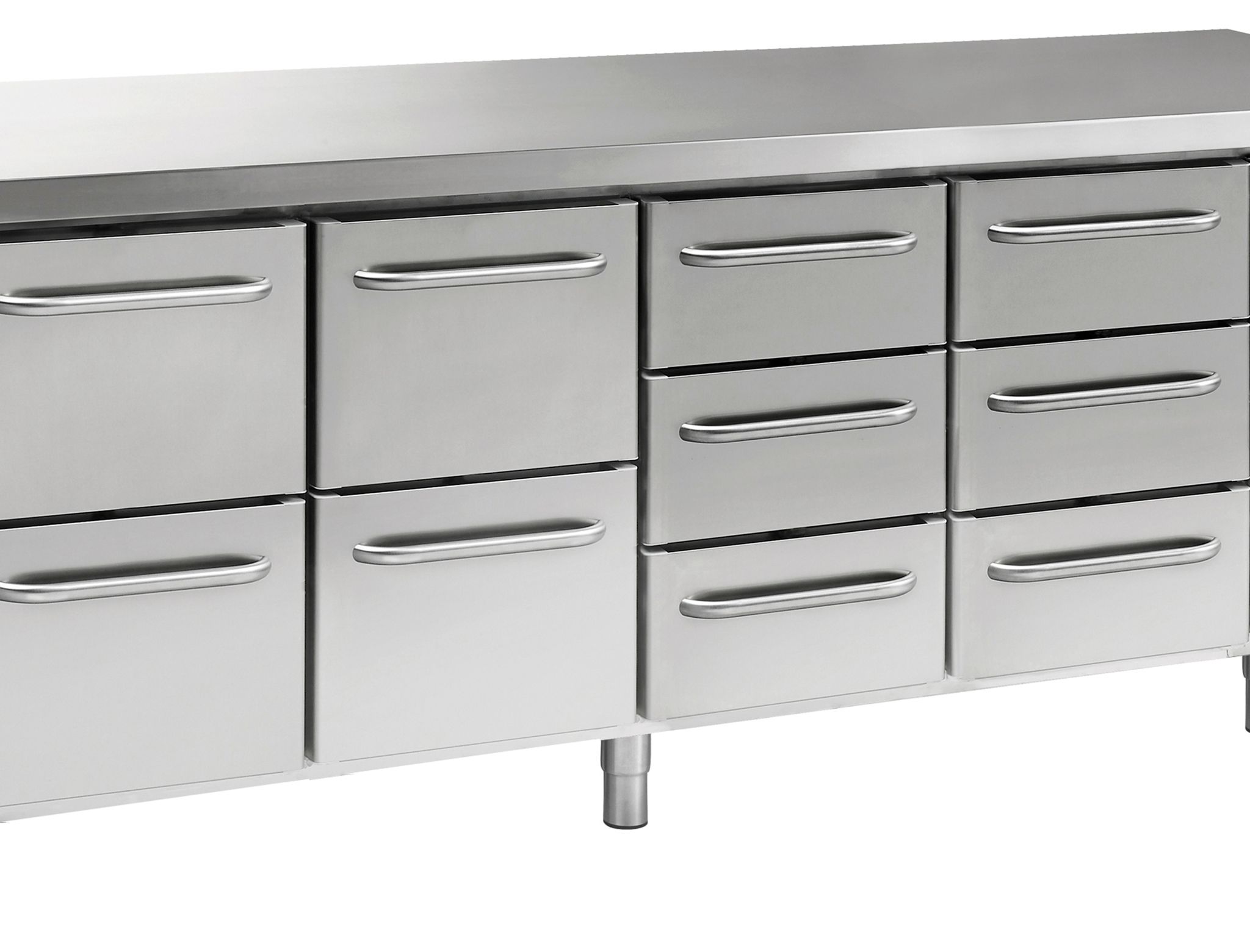 Gram GASTRO K 2207 CSG A 2D/2D/3D/3D L2 Heavy Duty 668 Ltr 10 Drawer ...