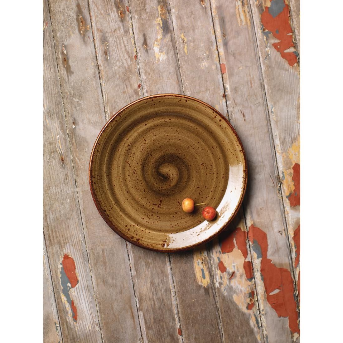 Steelite V107 Craft Brown Coupe Plates 202mm (Pack of 24) - Catering ...