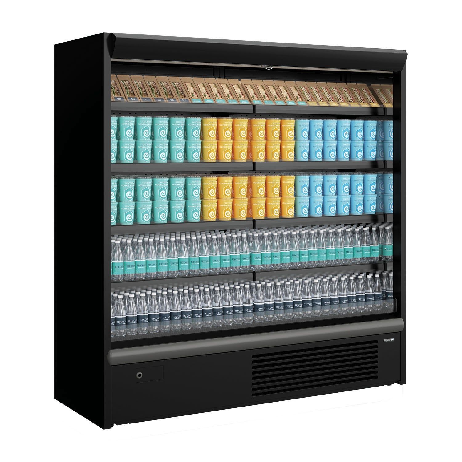 Tefcold GALAXY G20 1959mm Wide Black Multideck Display Fridge With ...