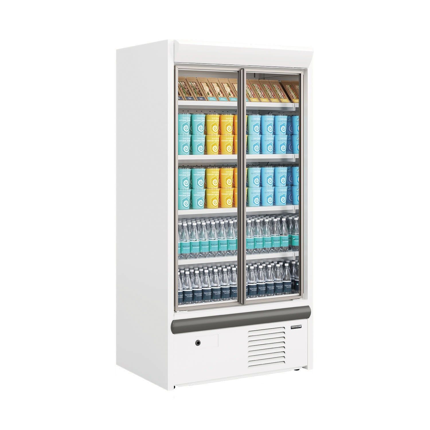 Tefcold GALAXY G10 FGD 1022mm Wide White Multideck Display Fridge With ...