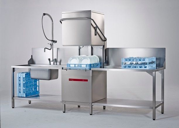Hobart Premium 900S 18 Plate Undercounter Dishwasher With Drain Pump ...