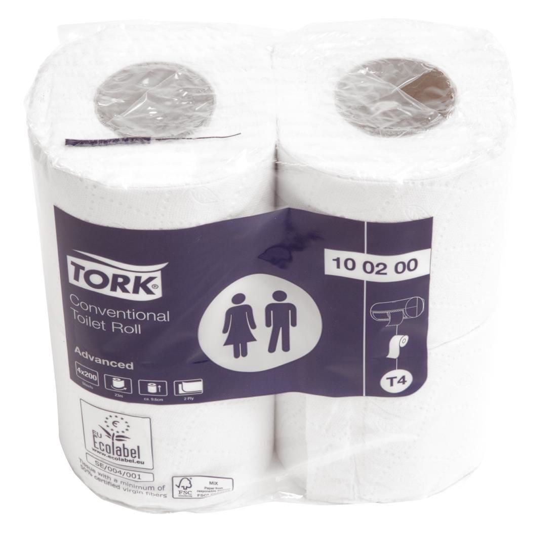 Tork Advanced FA702 Conventional Toilet Rolls (Pack of 36) - Catering ...