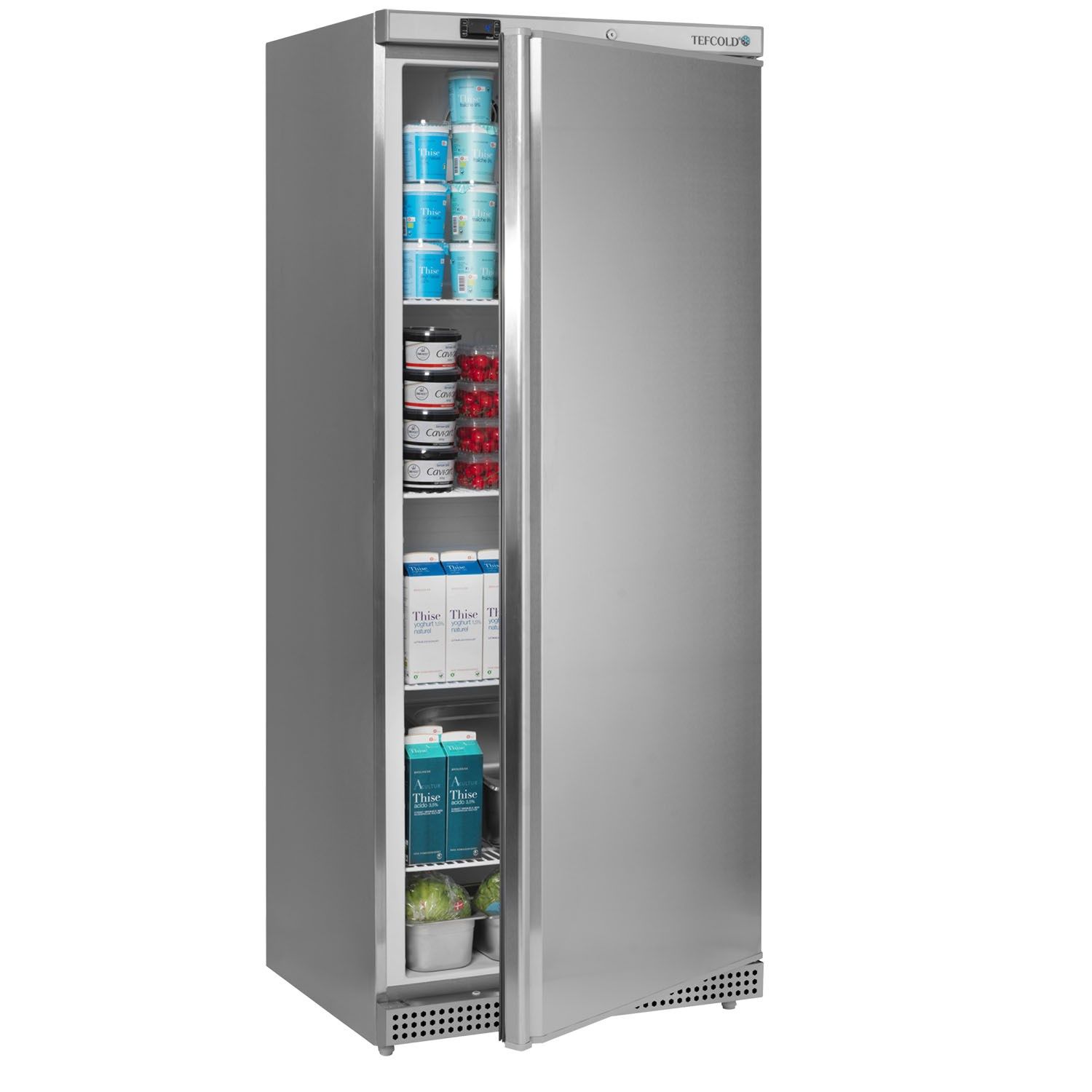 Tefcold UR600S 605 Ltr Upright Single Door Stainless Steel Fridge ...